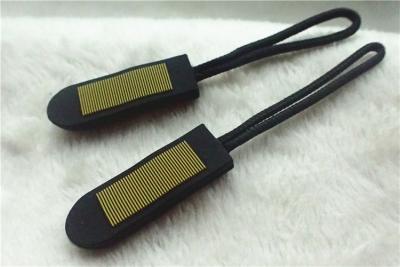 China Fancy Environmental Silicone Rubber Zipper Puller For PVC Bag Non Toxic for sale