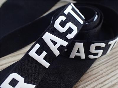 China Washable Custom Rubber Logo Patches  , Sew - On Silicone Badge For Hat for sale