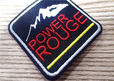 China Environmental 3D Custom Embroidered Patches Sew Iron On For Clothing , Bag for sale