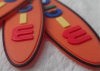 China Rose Red Soft PVC Patches For Face Washing Instrument / Soft Silicone Patch for sale