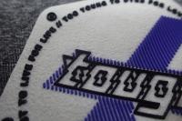 China OEKO Injection Rubber Logo Patches for sale