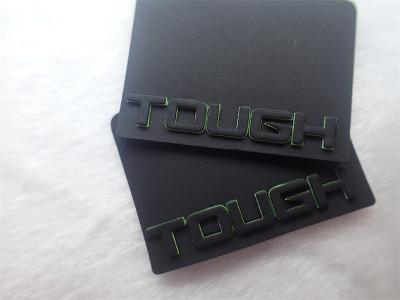 China Eco Friendly Ink Screen Printing Label Double Color PVC Material for sale