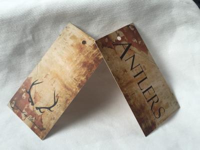 China Specialized Custom Merchandise Hang Tags , Unique Gift Hang Tags For Jewelry for sale