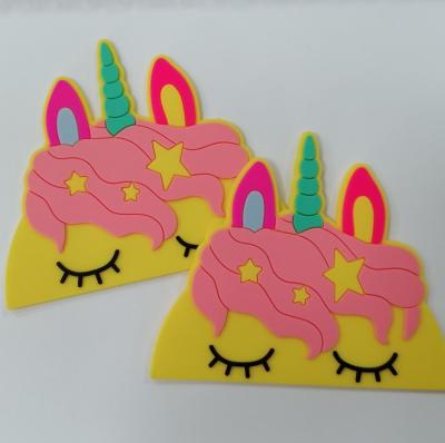 China Heat Transfer Customized 3D PVC Silicone Rubber Labels Washable Badge for sale