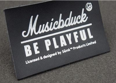 China Lightweight Custom Clothing Patches Jeans Leather Label OEM / ODM Avaliable for sale