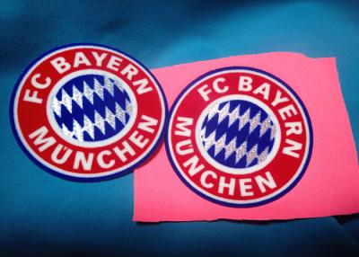 China High Temperature Custom Clothing Patches , Handmade Screen Printing Label For t Shirt for sale