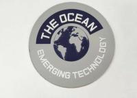 China Round Custom Rubber Patch TPU Embossed 3D Iron On Hot Melt Heat Transfer Sticker for sale