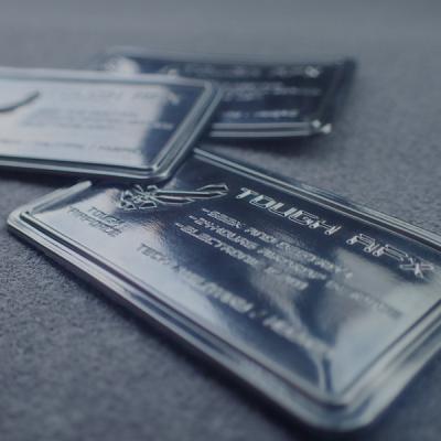 China TPU 3D Printed Clothing Labels Patches with Embossed Brand Name Logo for sale