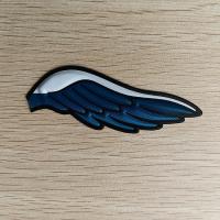 China Iron on Badges 3D Embossed Brand Name Logo Soft TPU Patches For Clothing for sale