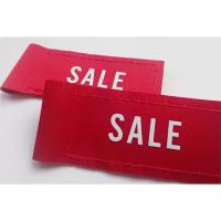 China Customized Brand Logo Sale Label Clothing Label Screen Printing Logo Woven Label for sale