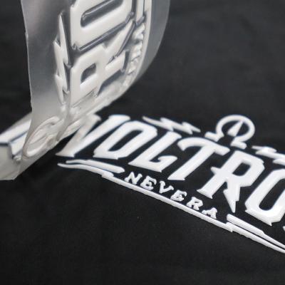 China Custom 3D HF Tpu Heat Transfer Logo 3D Tpu Label Transfer Tpu Logo For Garment for sale