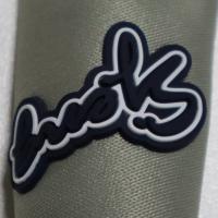 China Custom 3D Silicone Label Washable 3D Soft Silicone Logo Heat Transfer  Badge for sale