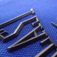 China 3D Silicone Printing Heat Transfer Logo Garment Labels Silicone Badge for sale