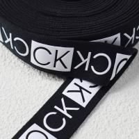 China Silicone Printed Elastic Webbing Tape - Custom Logo Branded Elastic Band for Apparel & Bag Accessories for sale