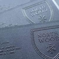 China Silicone Heat Transfer Label - Elastic Washable Clothing Accessory Custom Logo Shield Badge for sale