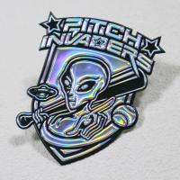 China 3D Holographic TPU High Frequency Transfer Patch Washable Durable Logo Label for Fashion Apparel for sale