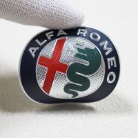 China Custom 3D TPU Voltage Car Emblem - Alfa Romeo Logo Heat Transfer Badge for Auto Interiors for sale