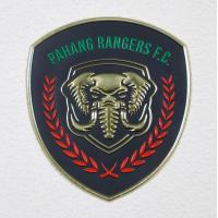 China Custom TPU High-Frequency Patch - Pahang Rangers F.C. 3D Metallic Team Badge for Sportswear for sale