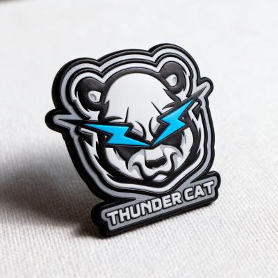 China Custom Clothing Patches Combining Silicone 3D Transfer Labels and Embroidery for Unique and Durable Apparel Decoration for sale