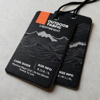 China Clothing Hang Tags Offering Customized Dimensions with Old Restoring Label Vintage Design and Matte Lamination Waterproof Finish for sale