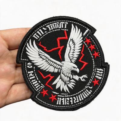 China 3D Washable Eco-Friendly Embroidery Heat Transfer Patch for Ski Wear and Sports Clothing for sale