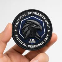 China Custom 3D High Frequency TPU Badges for Apparel and Bags for sale