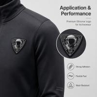 China Custom Glossy Silicone Transfer Label for Sportswear and Fashion for sale
