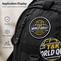 China Durable custom 3D High Frequency TPU Badges made from silicone material perfect for apparel and clothing patch branding for sale