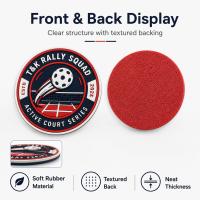 China Customizable 3D High Frequency TPU Badges featuring raised designs and smooth finishes ideal for enhancing visibility and recognition for sale