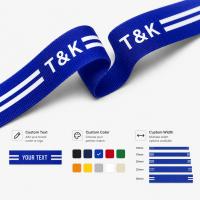 China Custom Screen Printed Cord Rope with Elasticity and Epoxy Silicone Endings Ideal for Outdoorwear and Medical Stockings for sale