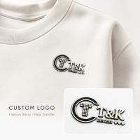 China Premium Custom Silicone Heat Transfer Labels with 3D Raised Logo for Clothing Sportswear Activewear Jackets Bags and High-End Apparel Branding for sale