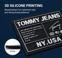 China Durable Screen Printing Labels Providing Clear Brand on Various Fabric Materials for sale