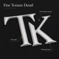China Custom 3D Pearl Metallic Heat Transfer Logo Labels for Apparel & Sportswear for sale