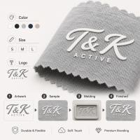 China Custom 3D Effect Silicone Heat Transfer Clothing Labels Wash-resistant up to 40 Washes with Customized Designs for sale