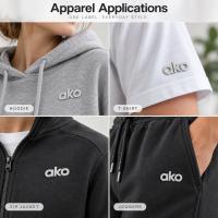 China Custom 3D Silicone Heat Transfer Logo Labels for Hoodies and Apparel for sale