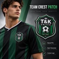 China Custom 3D TPU Team Crest Patches for Football Jerseys and Sportswear for sale