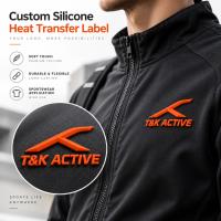 China Custom 3D Silicone Heat Transfer Labels for Sportswear - Wash-resistant up to 40 Washes and Eco-Friendly for sale