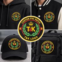 China Custom Soft PVC Patches with 3D Raised Logo for Clothing Bags and Jackets for sale
