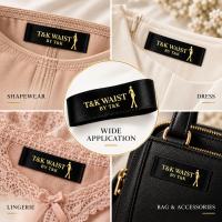 China Eco-Friendly Custom Woven Clothing Labels with Customized Designs and Low MOQ 100pcs for Premium Fashion Brands for sale