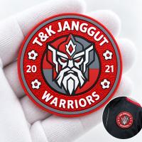 China Custom 3D TPU Raised Logo Badges - Washable & Eco-Friendly Silicone Rubber Labels for Gaming Teams for sale