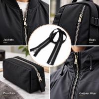 China Custom Metal Zippers with Auto Lock and Logo Pullers for Jackets Bags and Garment Accessories for sale