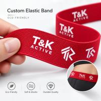 China Custom Logo Elastic Bands for Sportswear Activewear and Clothing Waistbands for sale