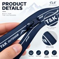 China Custom Waterproof Metal Zipper with Auto Lock and Printed Logo for Outdoor Jackets and Sportswear for sale