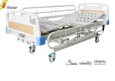 China Steel Guardrail 3 Function Hospital Electric Beds with Manual Crank (ALS-E313) for sale