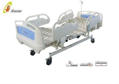 China ABS Guardrail 3 Function Adjustable Hospital Electric Beds With Steel Punching Board (ALS-E314) for sale