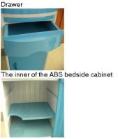 China CE Approved ABS Medicine Locker Hospital Furniture Bedside Cabinet ( ALS - CB105) for sale