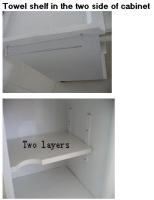 China OEM Hospital Bedside Cabinet Medical Steel Cabinet Locker With Dining Board / Drawer for sale