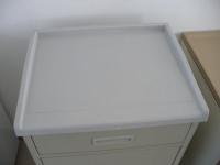 China ABS Top Surface Steel Hospital Bedside Cabinet With Drawer Medicine Locker ( ALS - CB103) for sale