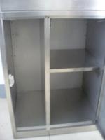 China Stainless Steel Medicine Bedside Cabinet With Drawer And Door ISO9001 ( ALS - CB102) for sale