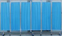 China 6 Foldable Stainless Steel Hospital Privacy Screens, Medical Ward Screen (ALS-WS15) for sale